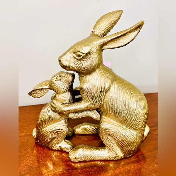 The Farmhouse by Rachel Ashwell | Holiday | Gold Rabbit And Kit Metal ...